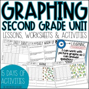 2nd Grade Data and Graphing Unit including Bar Graphs, Pictographs ...