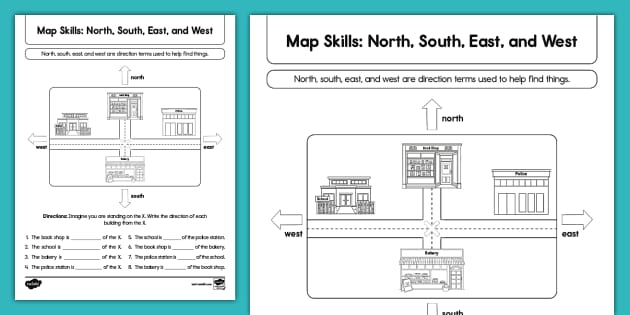 Free second grade map skills worksheet, Download Free second grade map skills worksheet png ...