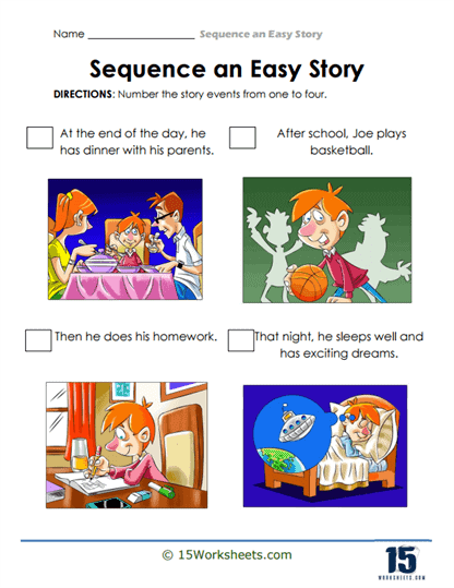 Story Sequencing Worksheets - 15 Worksheets.com - Worksheets Library
