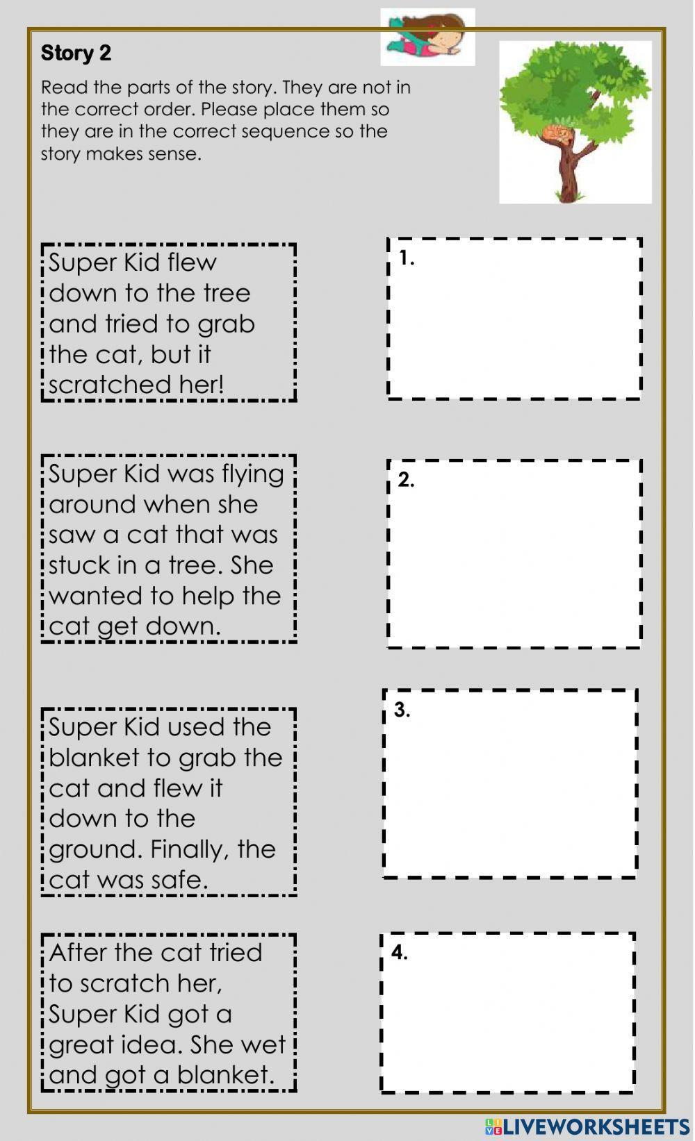 3 Pictures Sequencing Worksheets
