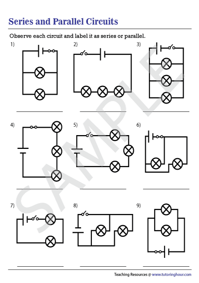 Series and Parallel Circuits Worksheet - Worksheets Library