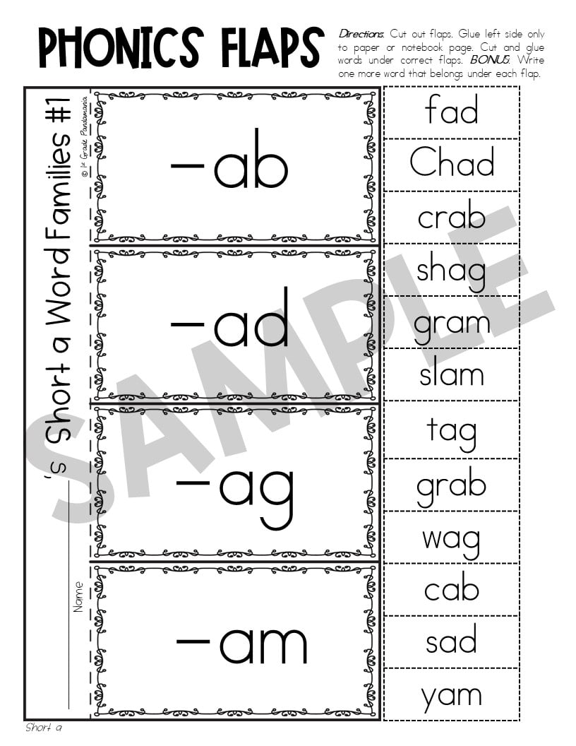 Short A Worksheets Engaging Phonics Activities 1st Grade Pandamania Short A Worksheets Engaging Phonics Activities 1st Grade Pandamania