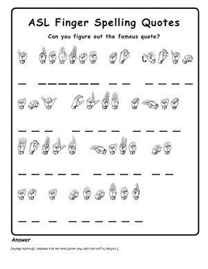 50+ American Sign Language worksheets for 1st Year on Quizizz ...