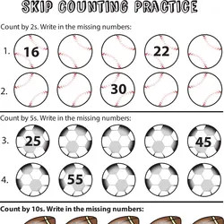 1st Grade Skip Counting Worksheets & Free Printables | Education.com ...
