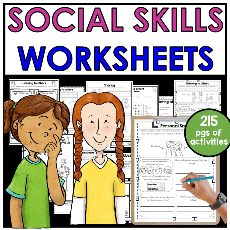 Social Skills Worksheets for Kids and Teens - Worksheets Library