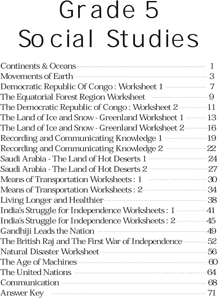 Social Studies Worksheets And Free Printables Worksheets Library