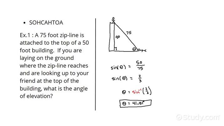 Solving SOHCAHTOA Word Problems Worksheet And Practice Problems Solving SOHCAHTOA Word Problems Worksheet And Practice Problems
