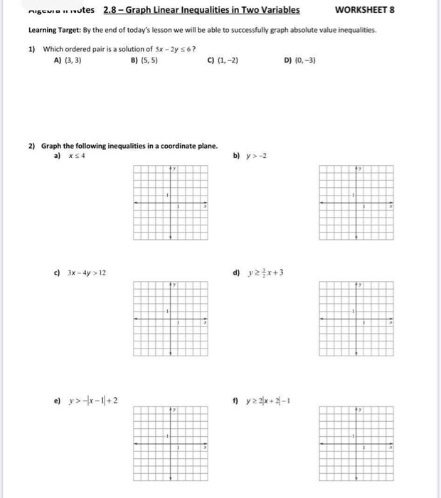 Solved RISCvia rutes 2.8 - Graph Linear Inequalities in Two ...