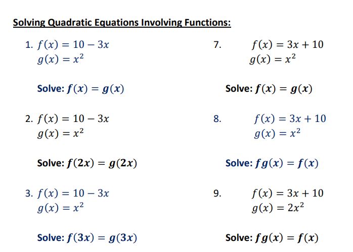 Free solving function equations worksheet, Download Free solving function equations worksheet ...