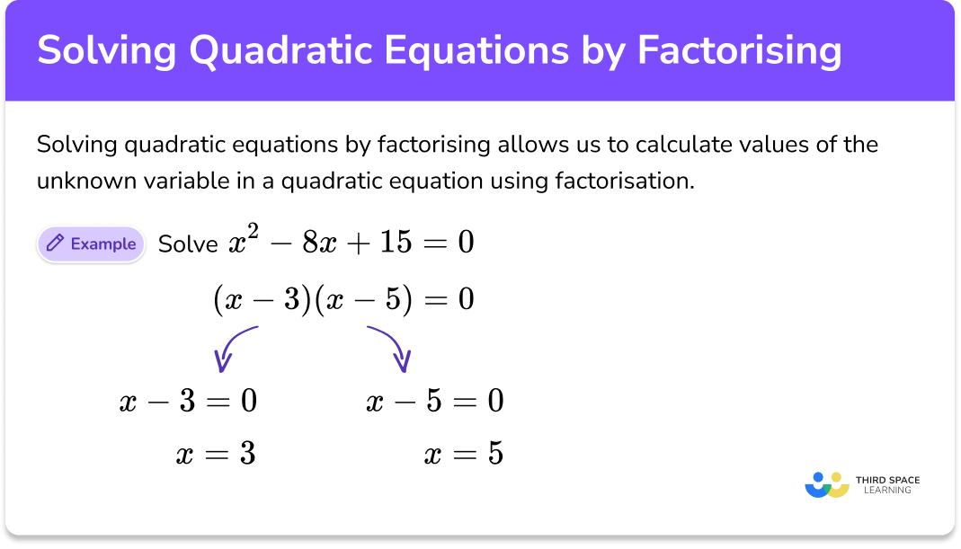 Solving Quadratic Equations Gcse Maths Revision Worksheets Library