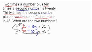 Systems of Equations - Word Problems (examples, solutions, videos ...