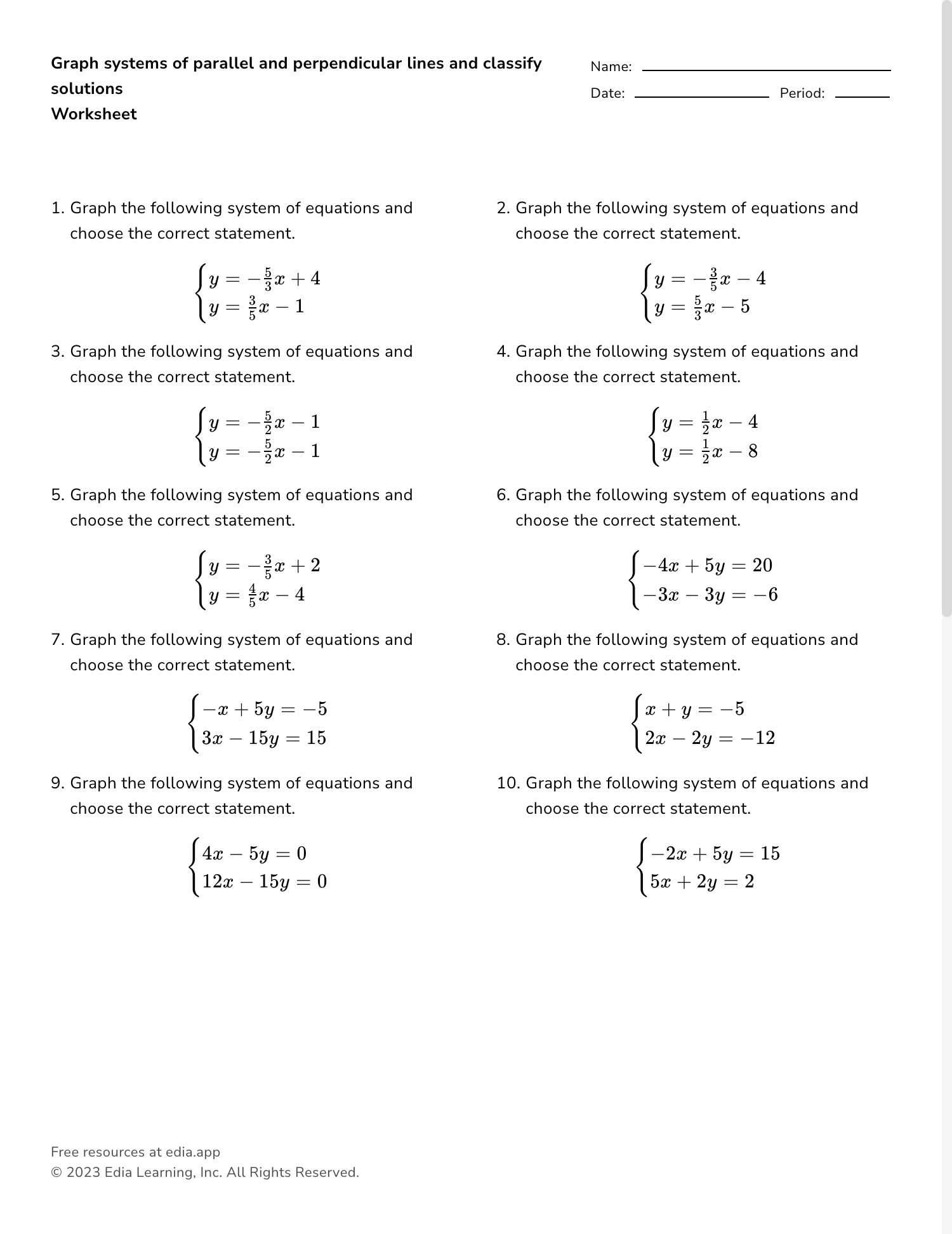 Edia Free Math Homework In Minutes Worksheets Library