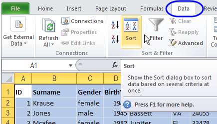 How to Sort in Excel Rows or Columns Avoid Sort Problems - Worksheets Library