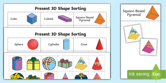 ? KS1 Present Sorting Activity | Shape Worksheets - Worksheets Library