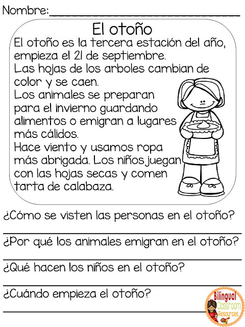 Spanish Reading Comprehension Practice Worksheets Spanish Reading