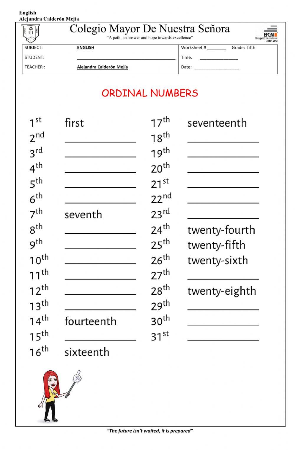 Free Spanish Ordinal Numbers Worksheet Download Free Spanish Ordinal Free Spanish Ordinal Numbers Worksheet Download Free Spanish Ordinal