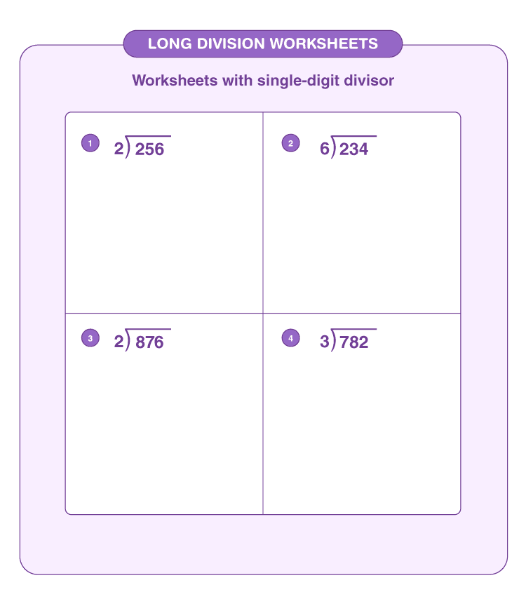 Long Division Worksheets - 15 Worksheets.com - Worksheets Library