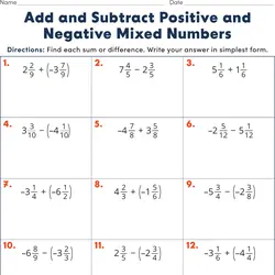 Subtracting Fractions with the Same Denominator | Education.com - Worksheets Library