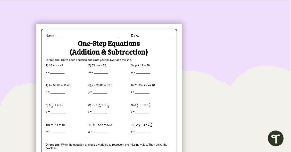 Free Subtraction Equations Worksheet Download Free Subtraction Equations Worksheet Png Images