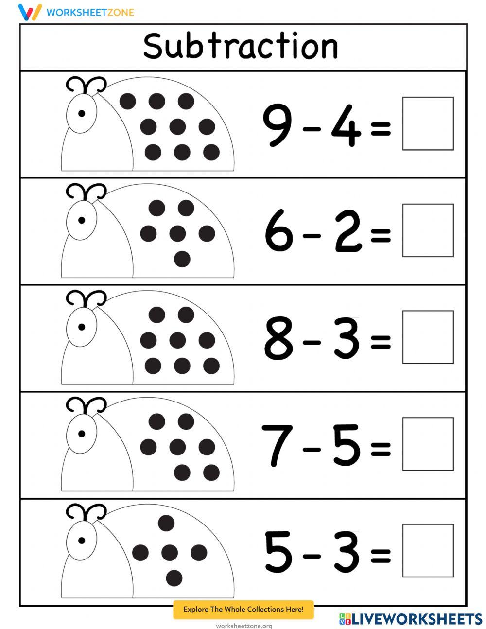 Free Subtraction Worksheet 10 Or Download Free Subtraction Worksheet Free Subtraction Worksheet 10 Or Download Free Subtraction Worksheet