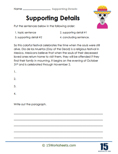 Supporting Details Worksheets - 15 Worksheets.com - Worksheets Library