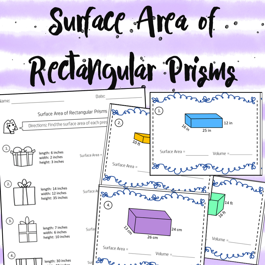 Surface Area Of A Rectangular Prism Formulas Examples And Diagrams