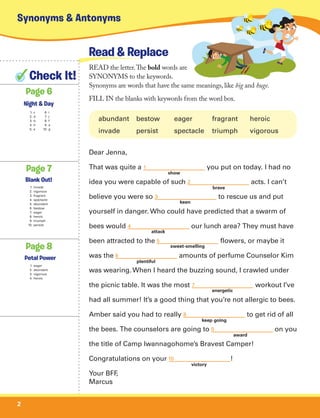worksheet-synonyms-antonyms-grade-5.pdf - Worksheets Library
