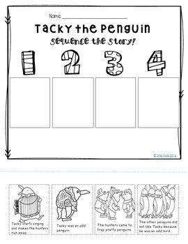 Tacky the Penguin Interactive Read-Aloud Book Companion Activities ...