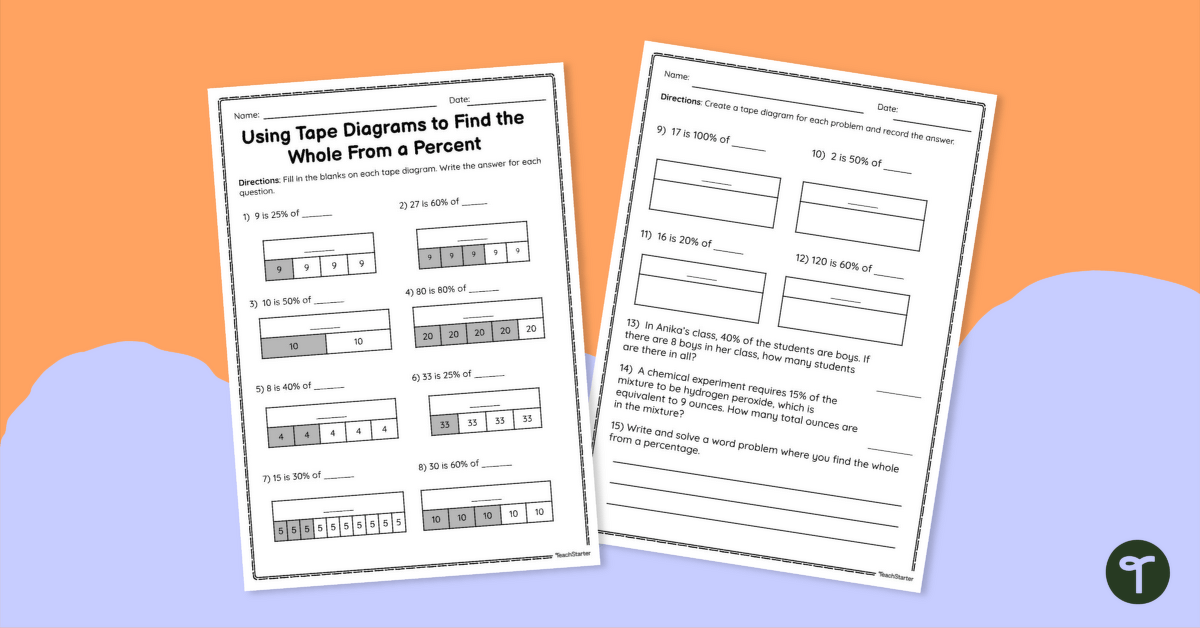 Free tape diagram math worksheet grade 2, Download Free tape diagram ...