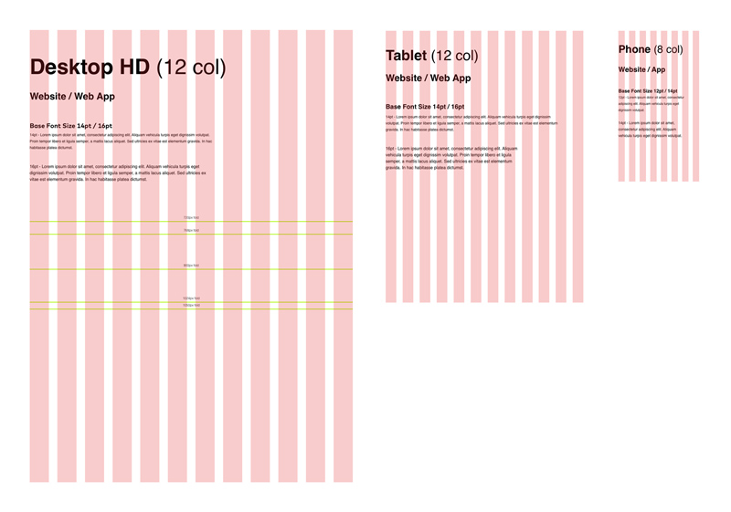 Responsive Grid Template for Sketch - Freebie Supply - Worksheets Library