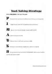 Student Friendly Test Taking Strategies Paper Chain Activity ...