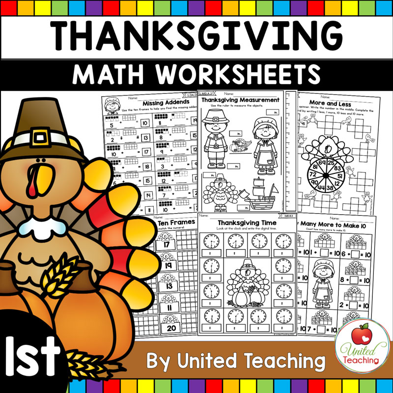 Thanksgiving Math - Worksheet Digital - Worksheets Library