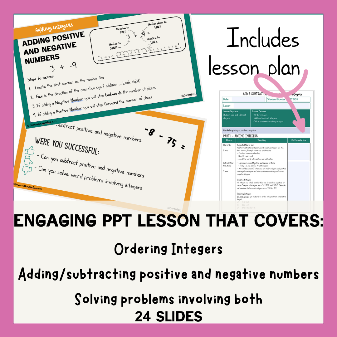 Free That U Can Work On Adding And Subtracting Integers Worksheet