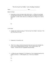 The Devil And Tom Walker Digital Escape Room Review Game, 43% OFF ...