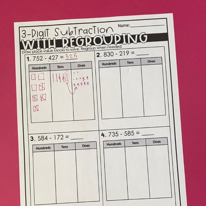 How to Teach 3-Digit Subtraction with Regrouping: Expert ...