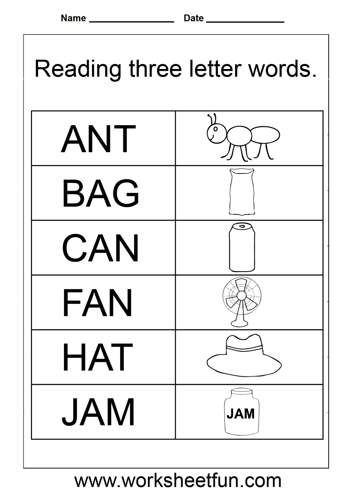 3 Letter Words Worksheets For Kindergarten Three Letter Words 3 3 Letter Words Worksheets For Kindergarten Three Letter Words 3