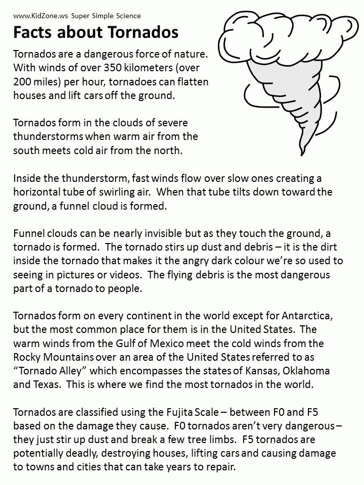 Free tornado science experiments worksheet, Download Free tornado ...