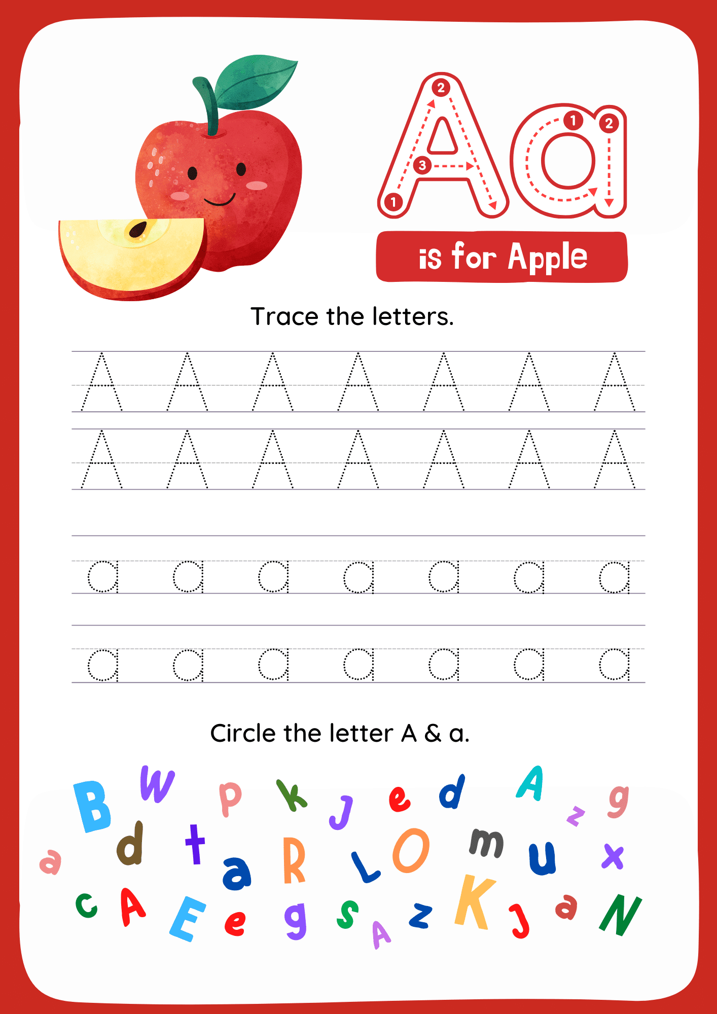 Letters Tracing Worksheets A to Z for Preschoolers - Worksheets Library