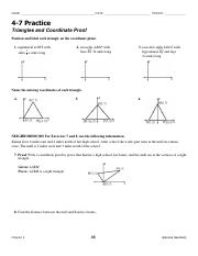 4-7 Practice.pdf - NAME DATE PERIOD 4-7 Practice Triangles and ... - Worksheets Library