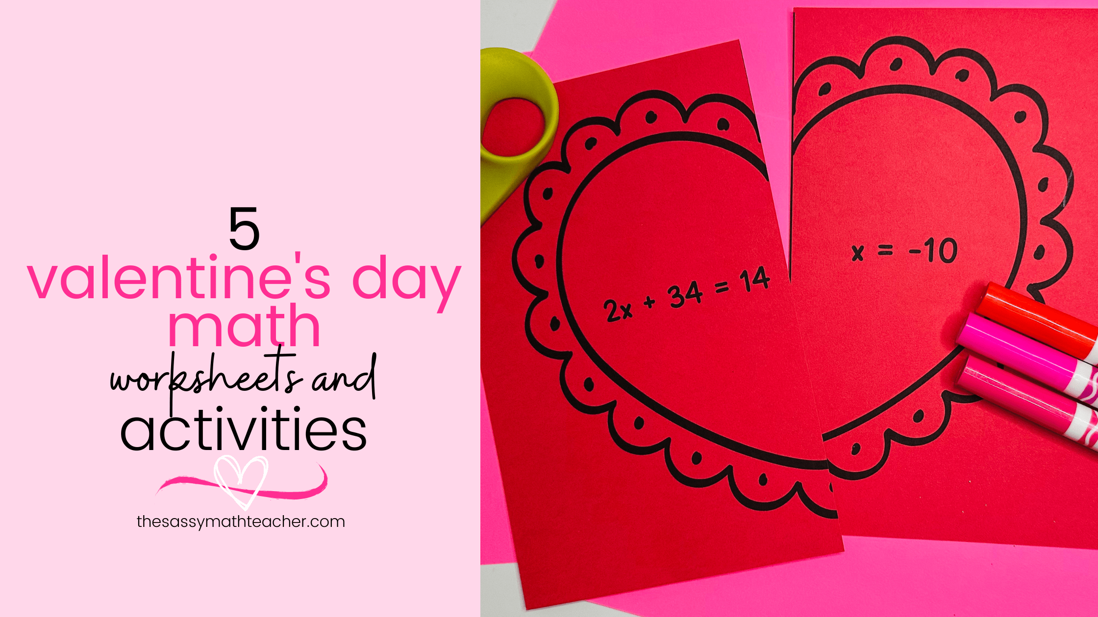 Free valentine s day math worksheet, Download Free valentine s day math ...