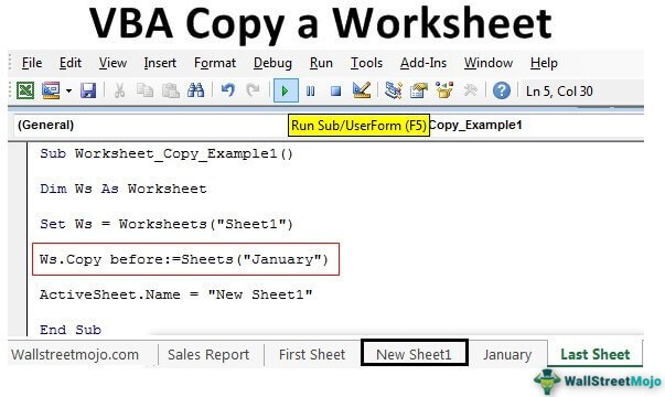 Vba Copy Worksheet How To Use Worksheetcopy Worksheets Library