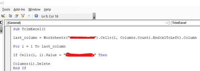 Solved: Re: Using VBS to delete specific Columns - Power Platform ... - Worksheets Library