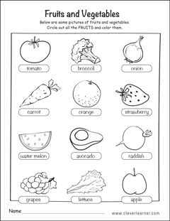 Free Vegetables Worksheets - worksheetspack - Worksheets Library