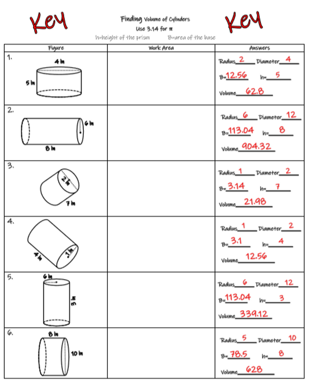 Finding Volume Of Cylinders Worksheets Library Finding Volume Of Cylinders Worksheets Library