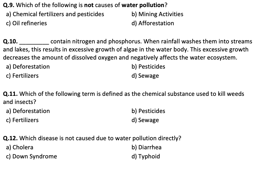 Free water pollution worksheet high school, Download Free water pollution worksheet high school ...