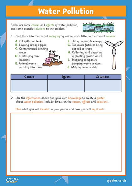 Topic: Water Pollution (song task) - ESL worksheet by zovopo - Worksheets Library