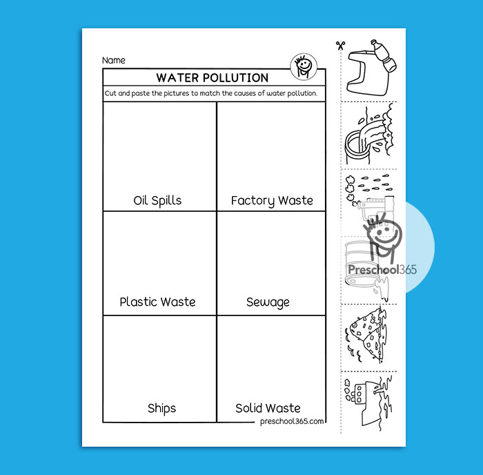 Free water pollution worksheet, Download Free water pollution worksheet png images, Free ...