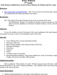 Water Pollution Activity Lesson Plans & Worksheets - Worksheets Library