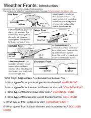 Copy of Weather Fronts Introduction 2 .pdf - Weather Fronts ...