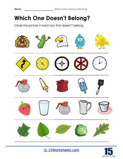 Doesnt Belong Worksheets - 15 Worksheets.com - Worksheets Library